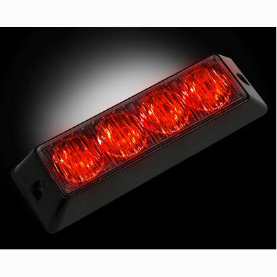 4-Led 19 Function 4-Watt High-Intensity Strobe Light Module W Black Ba ...